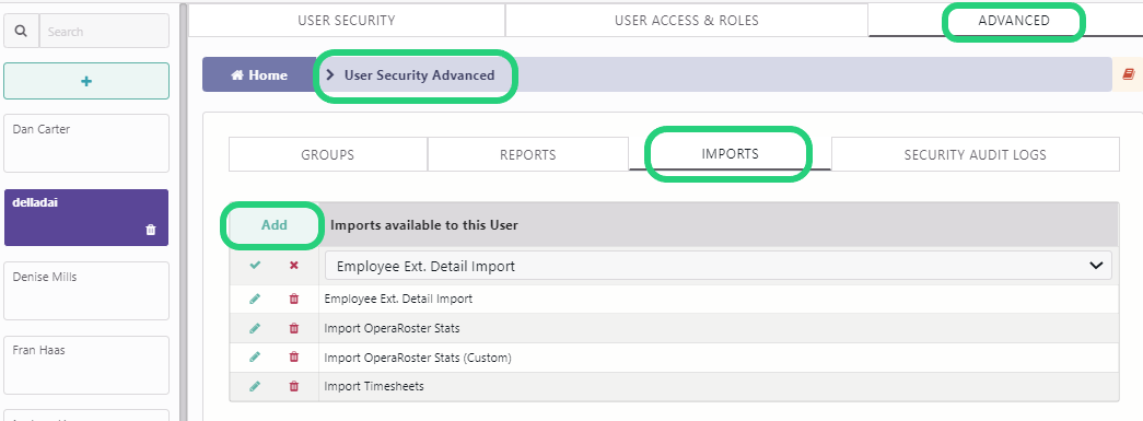 Update Staff Details in Bulk via Import