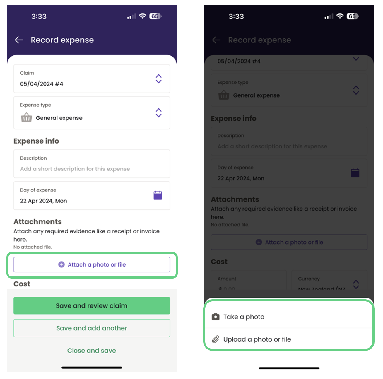 Expense Claim-Ready People App