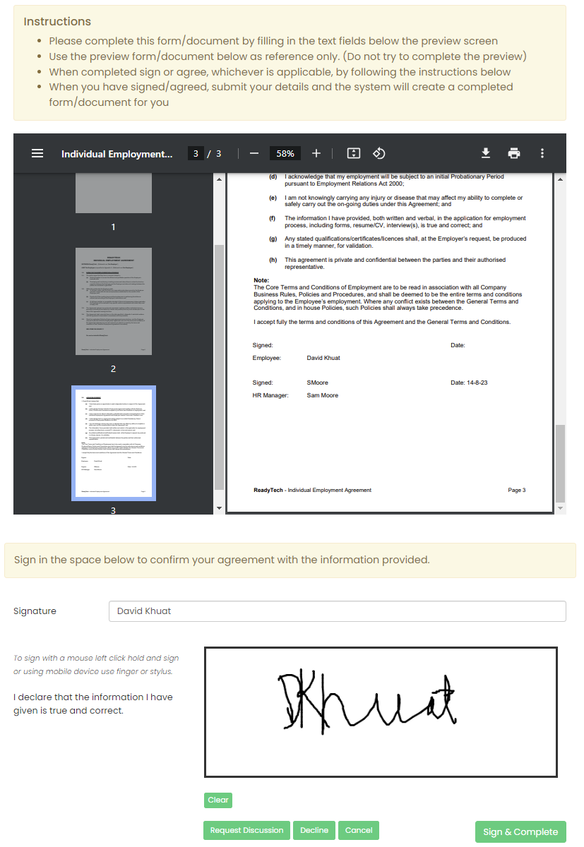 Smart Tags for Official Documents